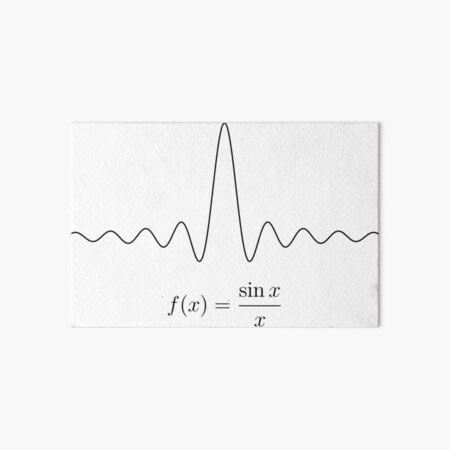 "Get in sync with the sinc function!" Art Board Print for Sale by ...