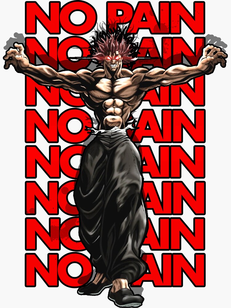 "YUJIRO HANMA NO PAIN NO GAIN WORKOUT MOTIVATION (BAKI THE GRAPPLER ...