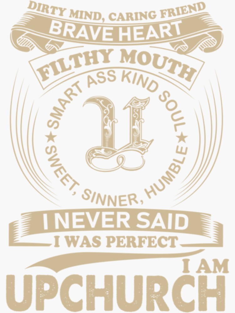 "Cool Upchurch" Sticker for Sale by TeresaCrist2 | Redbubble