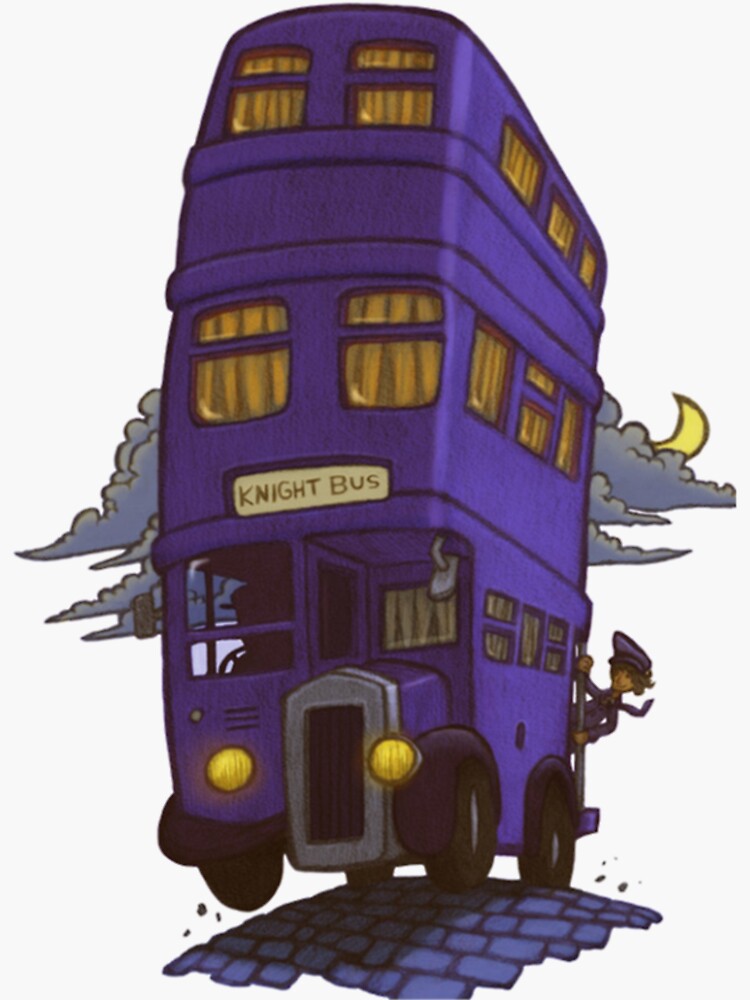 "Magic Transport Knight Bus " Sticker for Sale by colterse | Redbubble