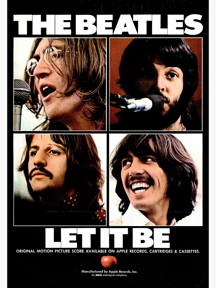 "Vintage Face Retro Let It Be" Poster for Sale by srontoldino | Redbubble