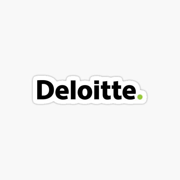 "Deloitte " Sticker for Sale by jatik | Redbubble