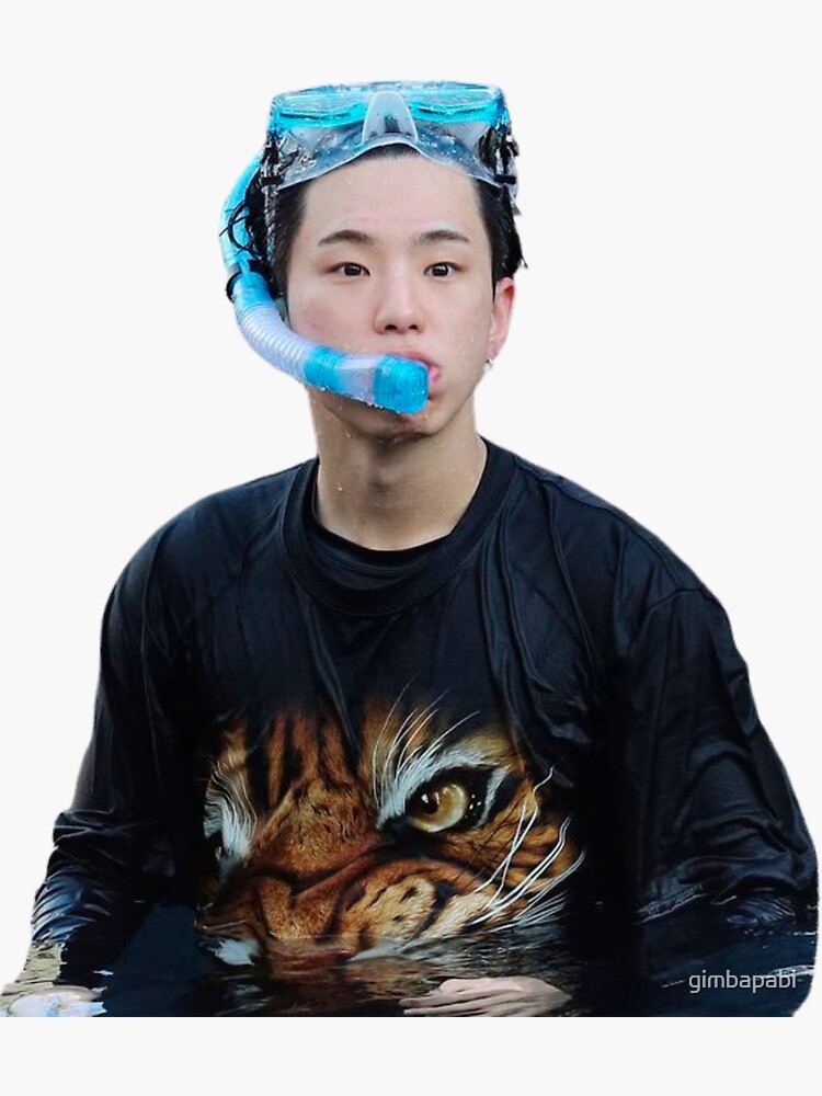 "hoshi swimming" Sticker for Sale by gimbapabi | Redbubble