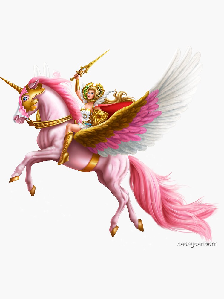 "She-Ra: Princess of Power!!" Sticker for Sale by caseysanborn | Redbubble