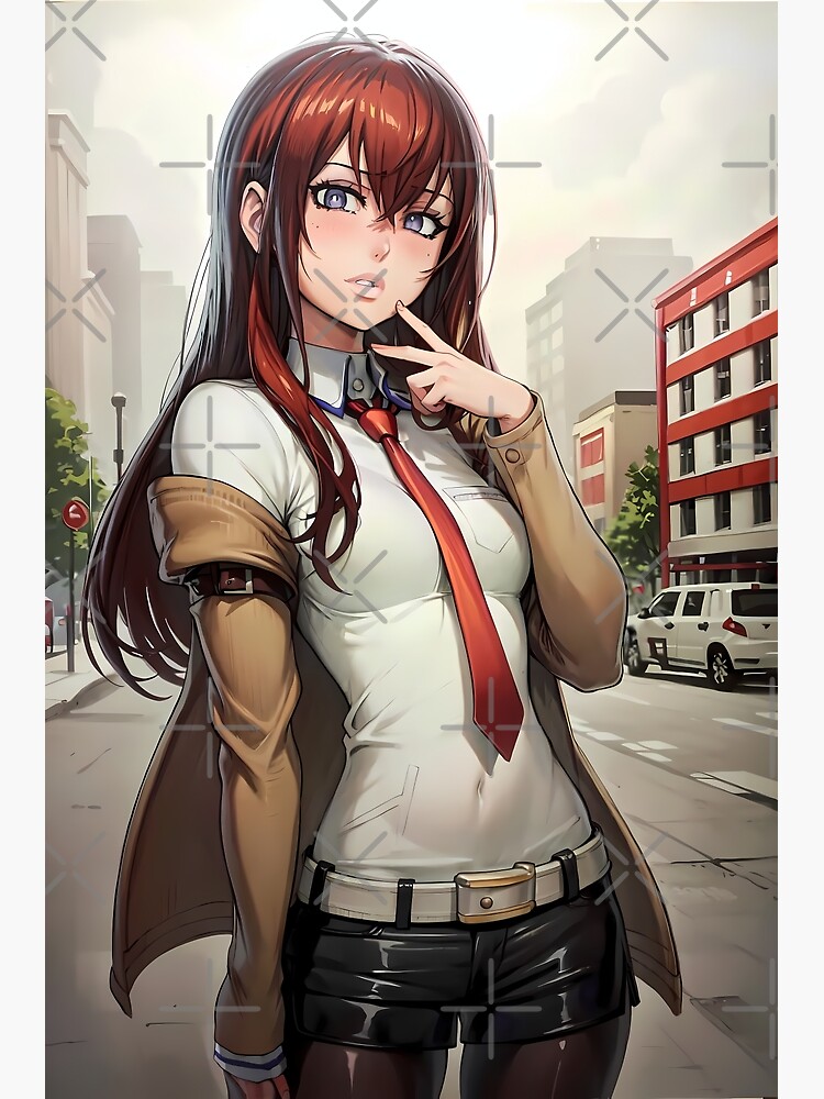 "Makise Kurisu" Poster for Sale by lucapowerz08 | Redbubble