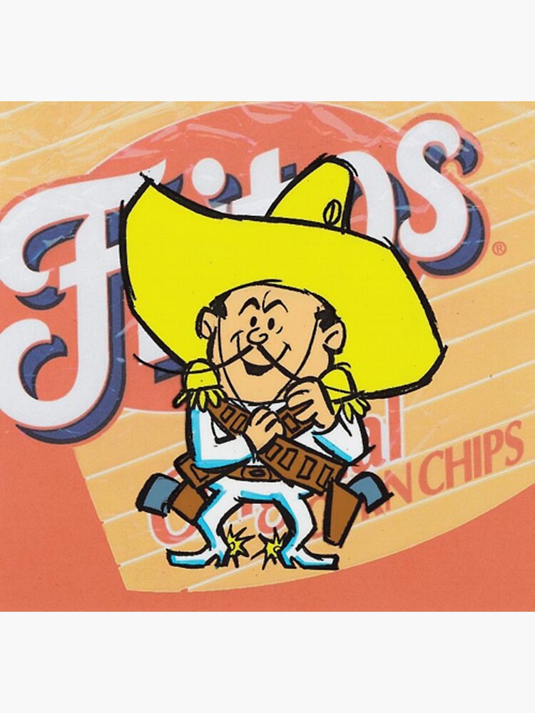 "Frito Bandito " Sticker for Sale by MarkSSpalding | Redbubble