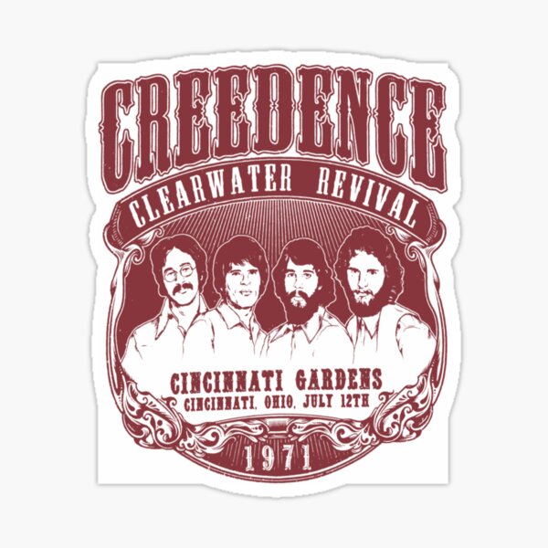 "ltime creedence" Sticker by VincentDoyon | Redbubble