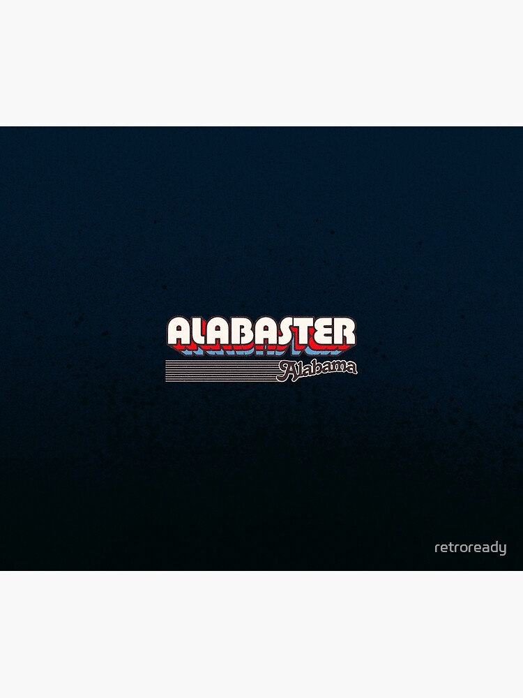 "Alabaster, Alabama | Retro Stripes" Poster by retroready | Redbubble