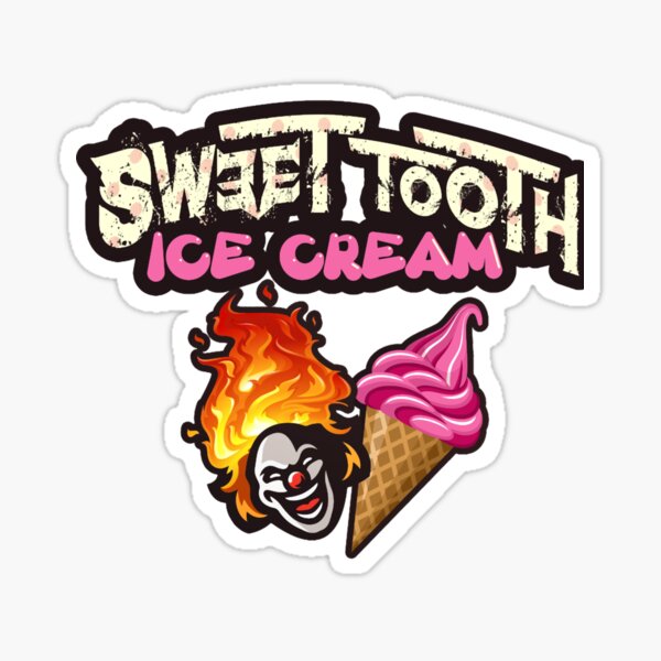 "Sweet Tooth Ice Cream Classic " Sticker for Sale by DonSkipp | Redbubble