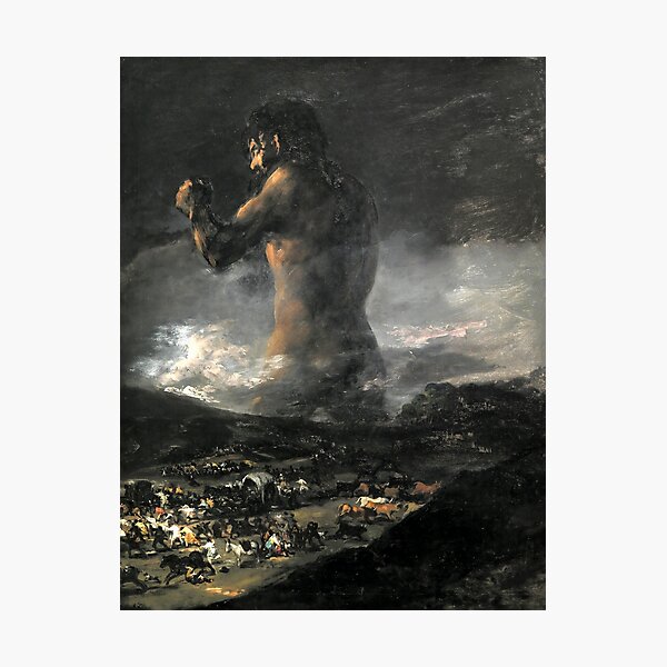 "The Colossus(The Giant; El Coloso)-Francisco Goya" Photographic Print ...