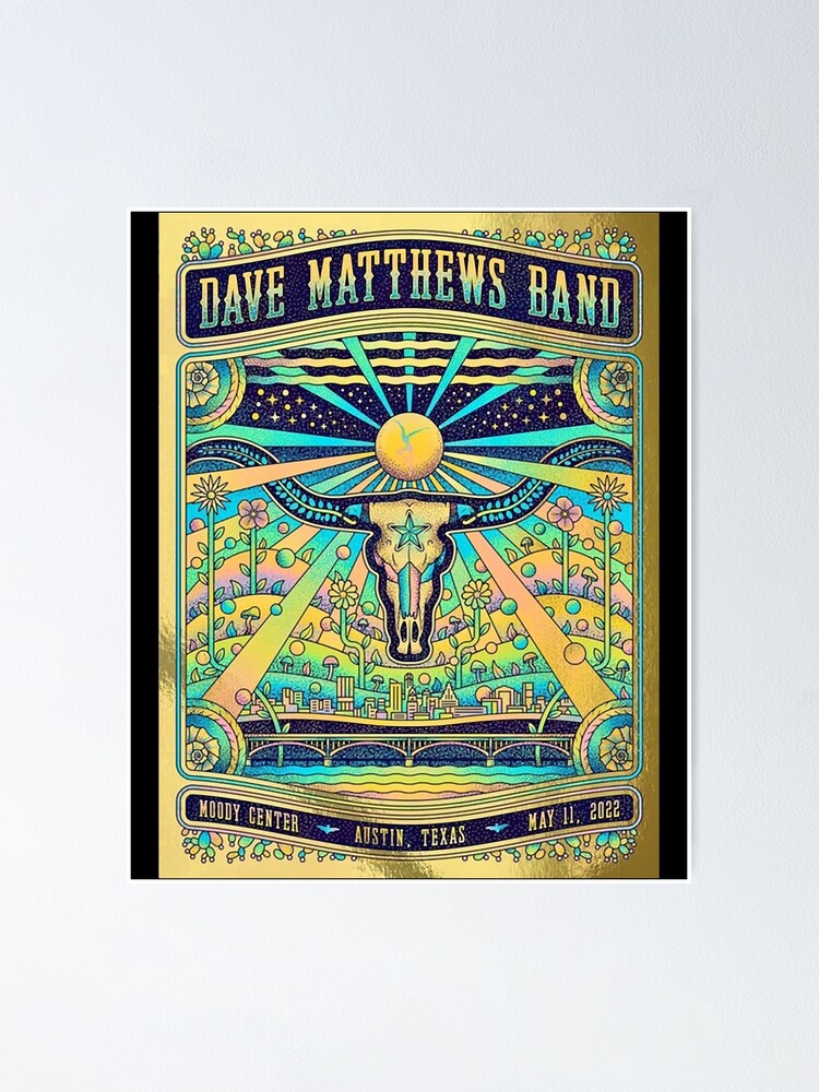 "DMB - Moody Center Austin" Poster for Sale by RozanneBethe | Redbubble