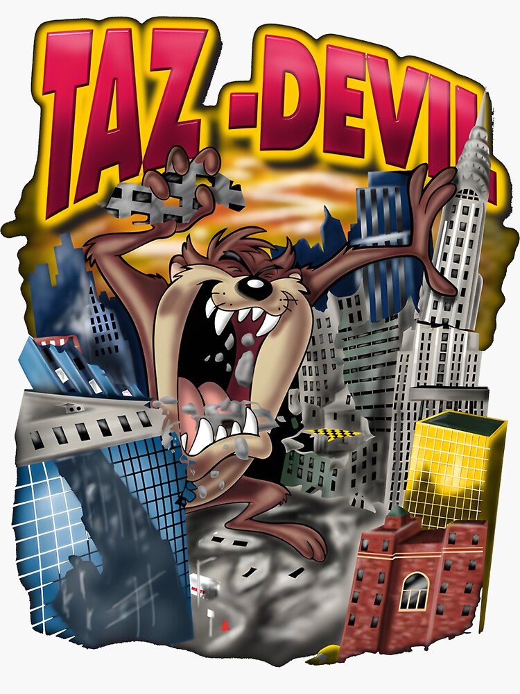 "TAZ DEVIL" Sticker for Sale by hidafabilah | Redbubble