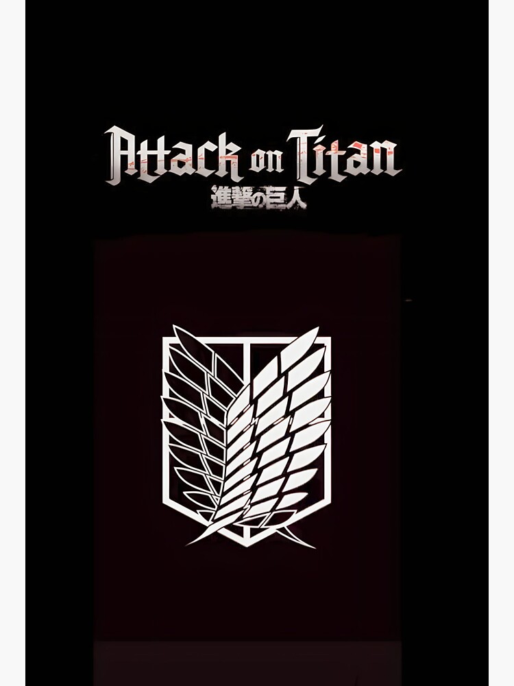 "Aot logo " Sticker for Sale by Sajiiii | Redbubble