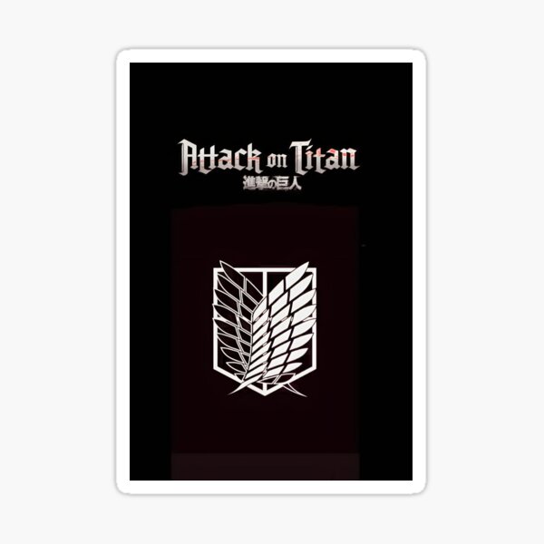 "Aot logo " Sticker for Sale by Sajiiii | Redbubble