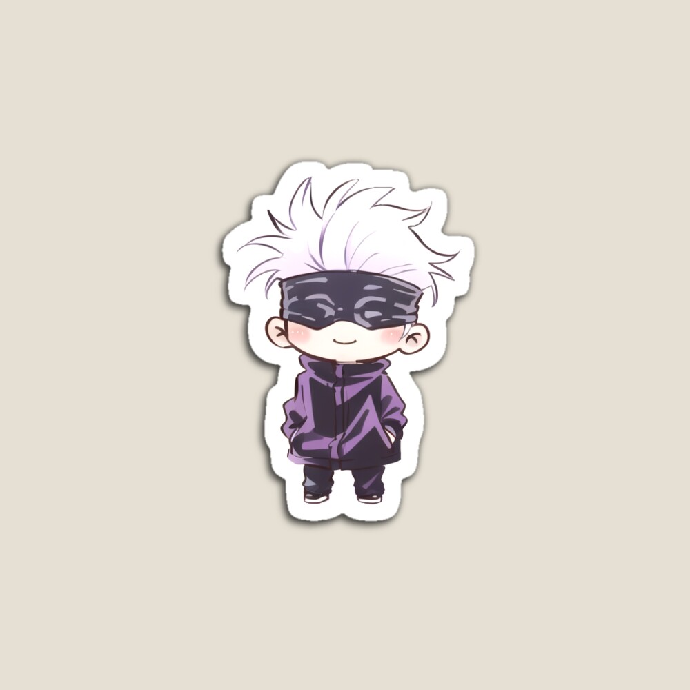 Marshmello X Jujutsu Kaisen Gojo Chibi Sticker, 56% OFF