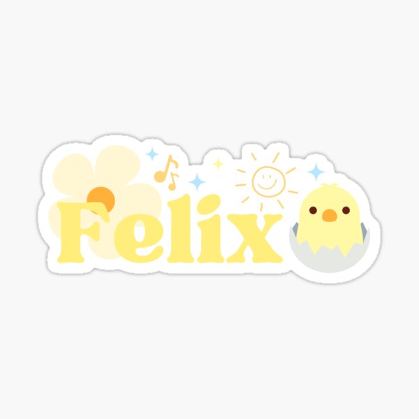 "Felix - Stray Kids" Sticker by mrnart27 | Redbubble