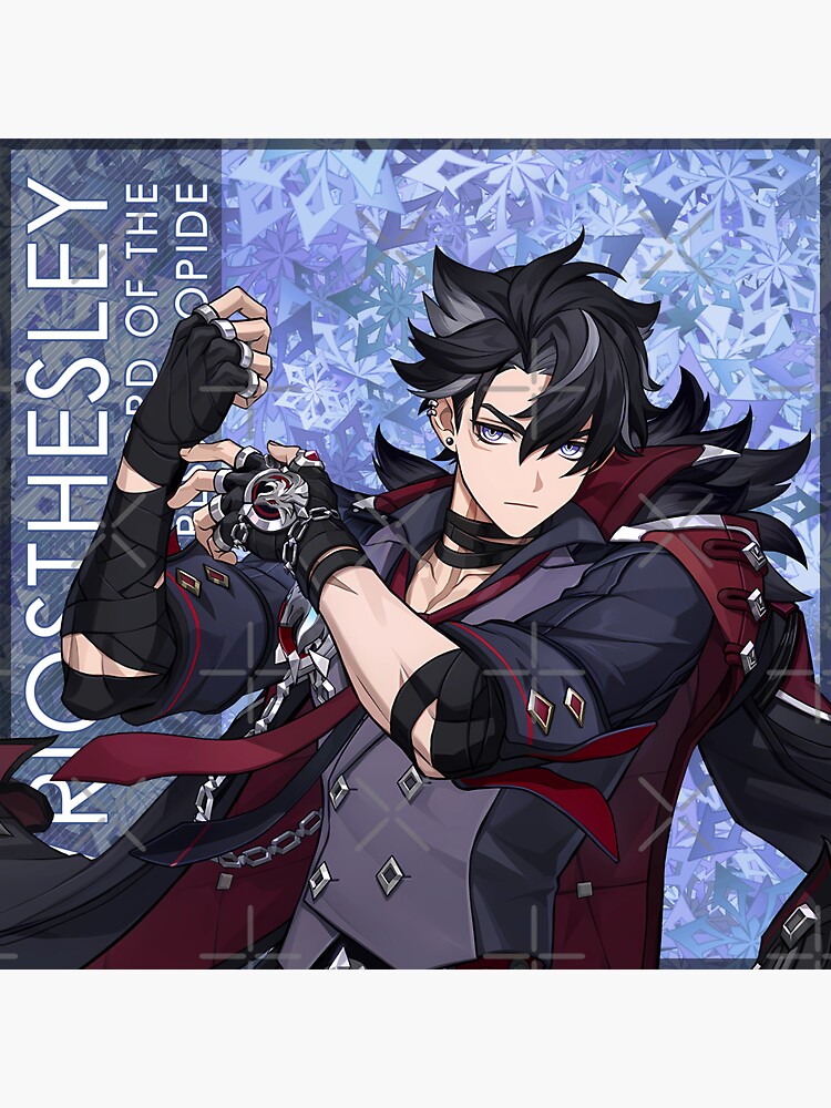 "Wriothesley Genshin Impact" Sticker for Sale by dudu-inpajamas | Redbubble