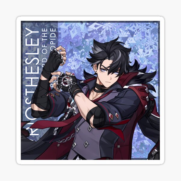 "Wriothesley Genshin Impact" Sticker for Sale by dudu-inpajamas | Redbubble