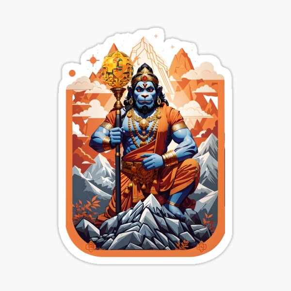 "Hanuman" Sticker for Sale by UltimateWorld | Redbubble