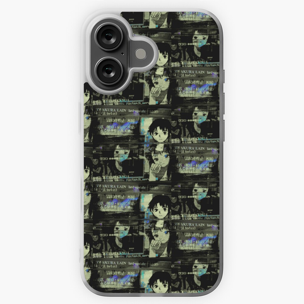 "Lain Cybercore Collage" Sticker for Sale by MerikuroCreates | Redbubble