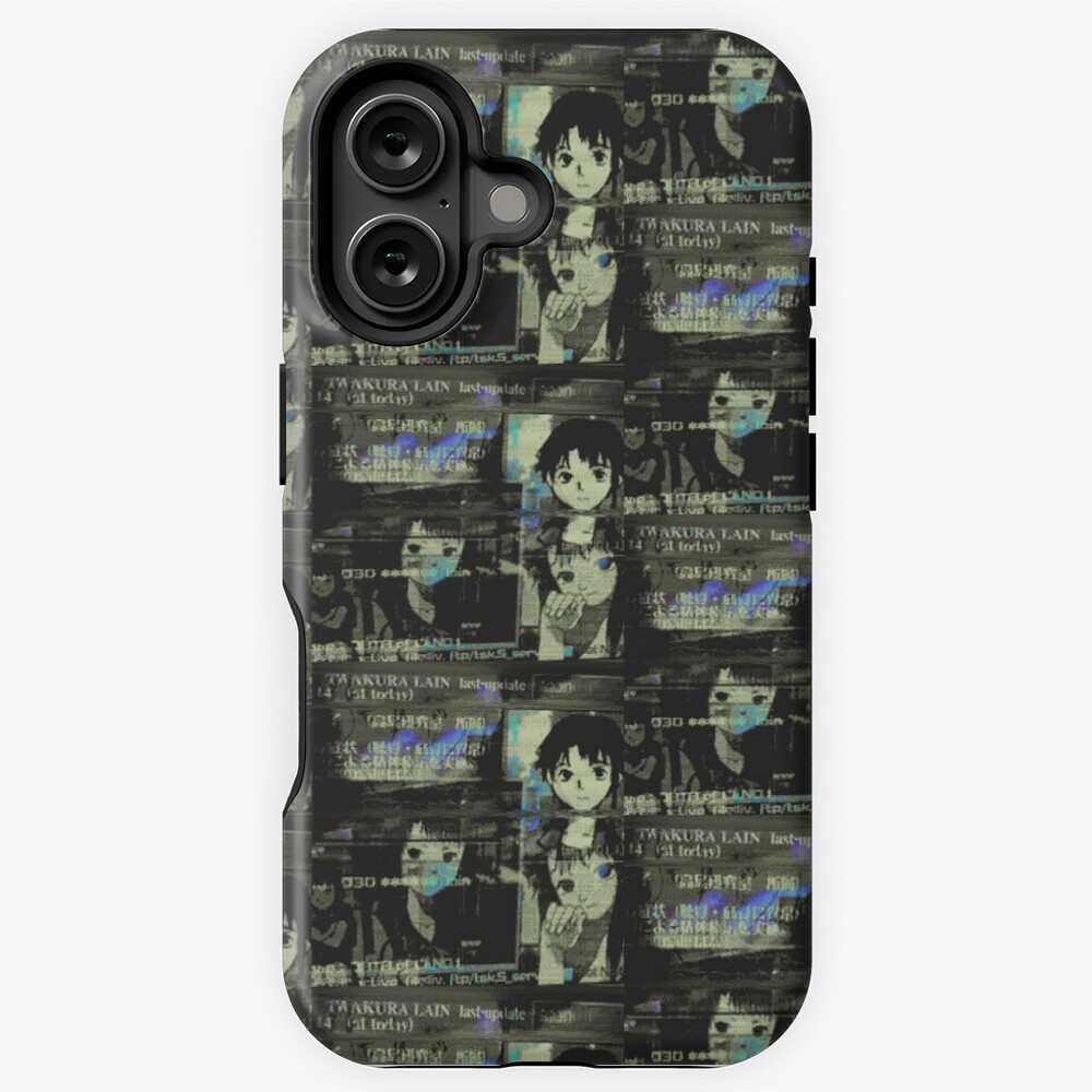 "Lain Cybercore Collage" Sticker for Sale by MerikuroCreates | Redbubble