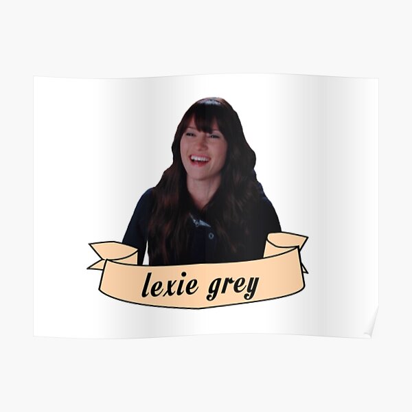 "Lexie Grey" Poster by ayeimjess | Redbubble