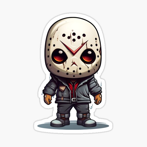 "Jason Voorhees Chibi Inspired" Sticker for Sale by ARTficiallyAnon ...
