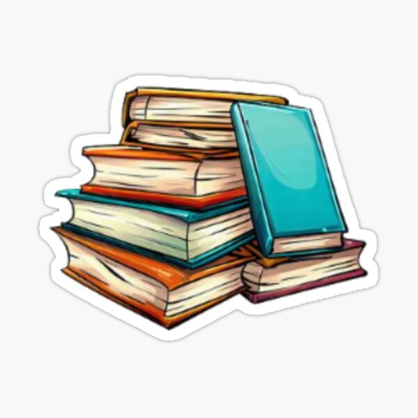 "#2 book theme sticker" Sticker for Sale by L-J-R-DESIGNS | Redbubble