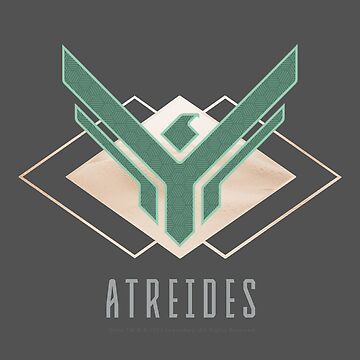 "Dune movie, House of Atreides logo, Fear is the mind killer" Sticker ...