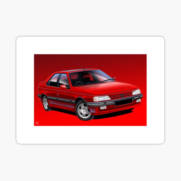 "Peu geot 405 Poster Illustration Artwork" Sticker for Sale by ...