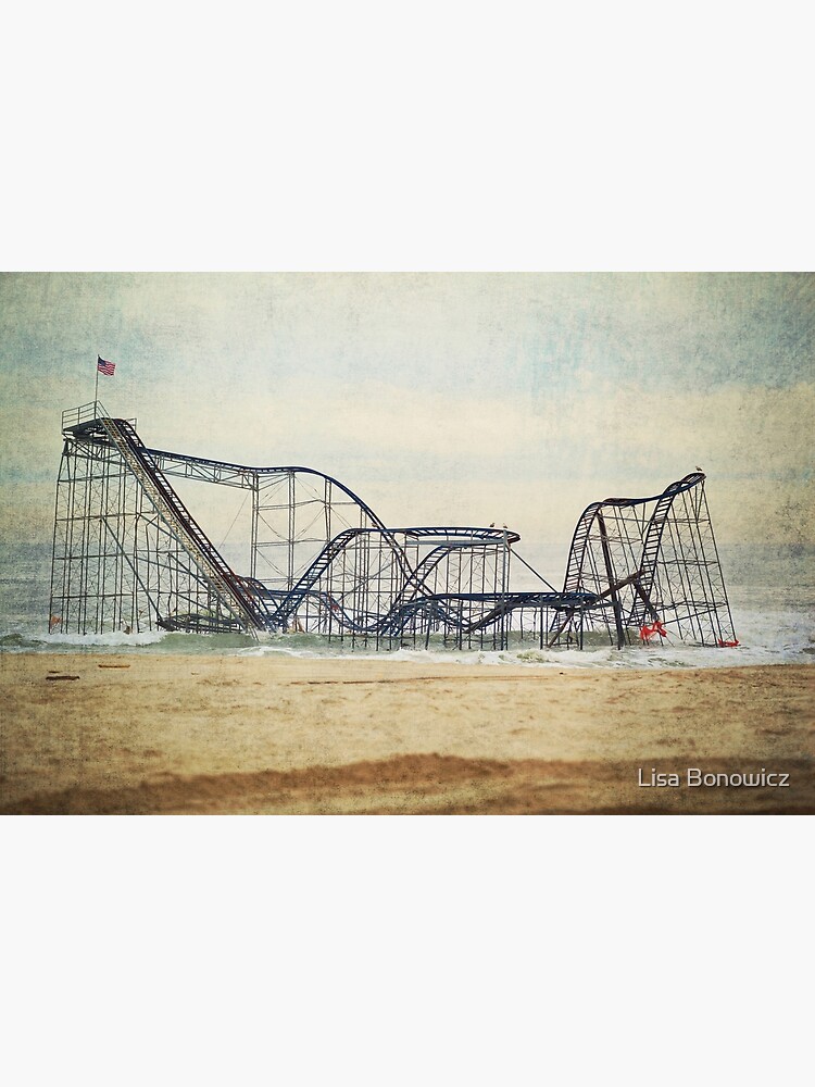 "Jet Star Coaster in the Ocean" Art Print by lisabonowicz | Redbubble