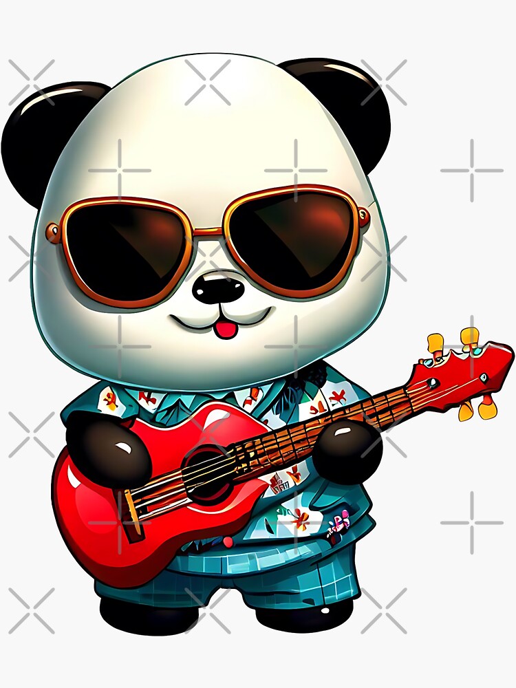 "Aloha style panda" Stickerundefined by phys | Redbubble