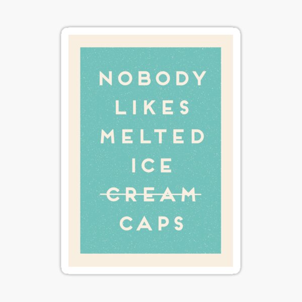 "Melted Ice Cream" Sticker for Sale by FloatbyBouwke | Redbubble