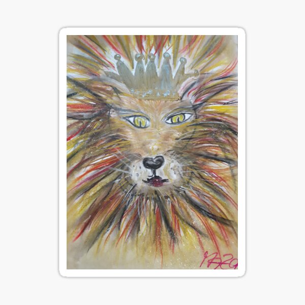 "The King" Sticker by Fireshop | Redbubble