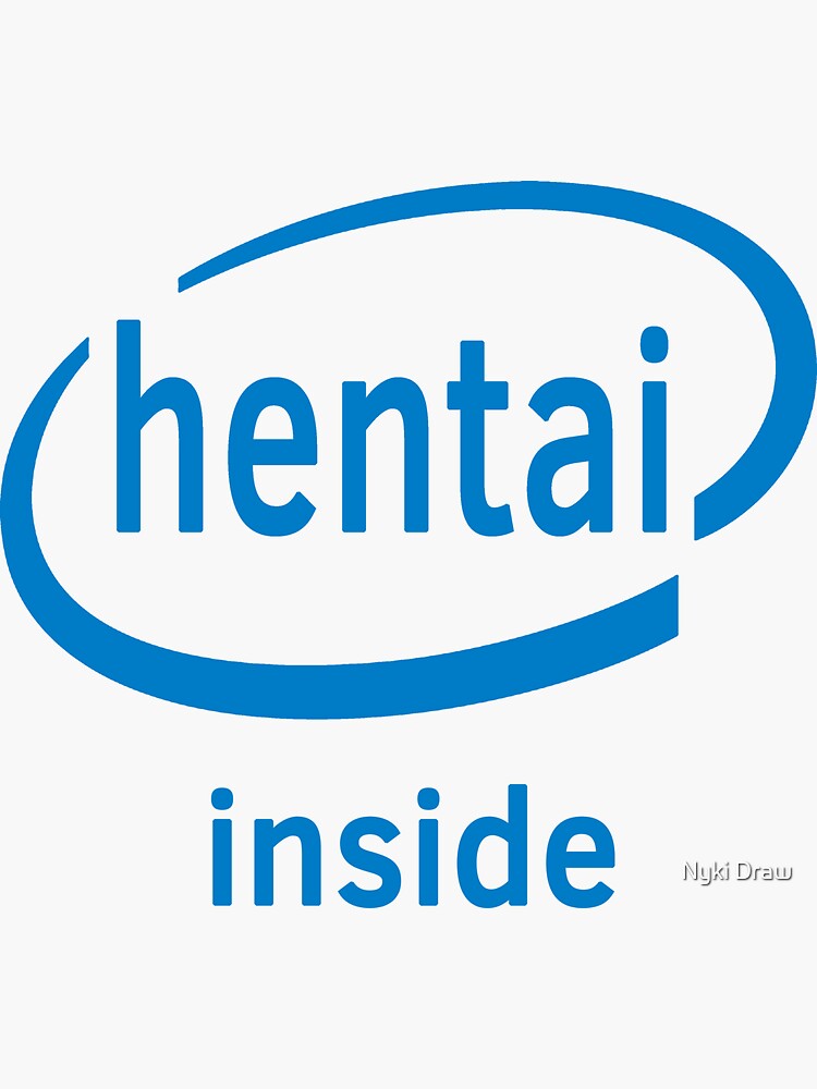 "Anime Hentai Inside fun" Sticker for Sale by Nyki Draw | Redbubble