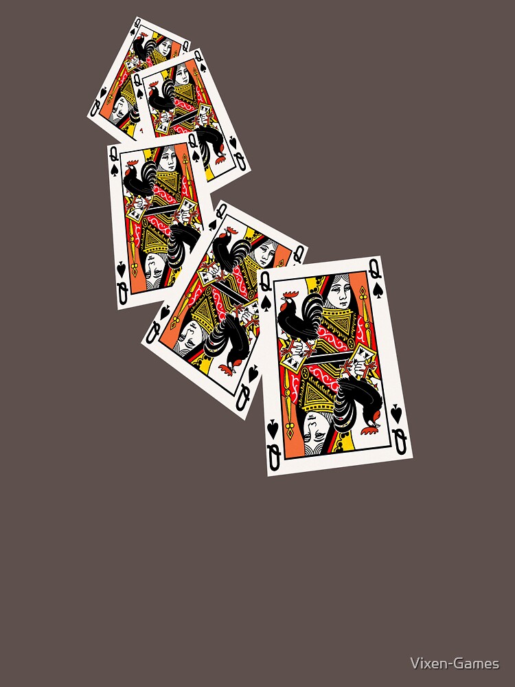 "QOS cards full winning hotwife hand " Essential T-Shirt for Sale by ...