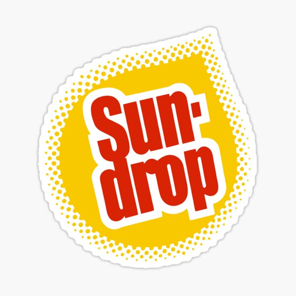 "SUN DROP" Sticker for Sale by NEW-splamarket | Redbubble