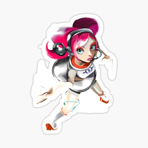 "Ulala Space Channel 5" Sticker for Sale by visionsofterror | Redbubble
