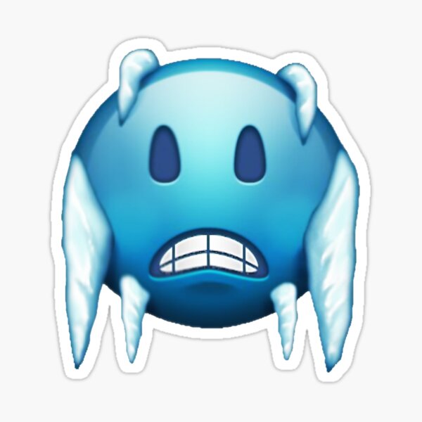 Pegatinas: Cold Emoji | Redbubble
