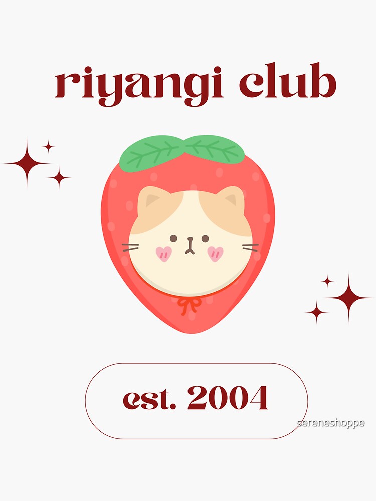 "Ricky ZB1 Riyangi Club" Sticker for Sale by sereneshoppe | Redbubble