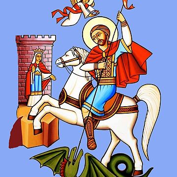 "Saint George, Soldier and Martyr. Coptic Church." Sticker for Sale by ...