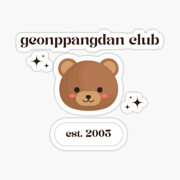 "ZB1 Gunwook Geonppangdan Club" Sticker for Sale by sereneshoppe ...