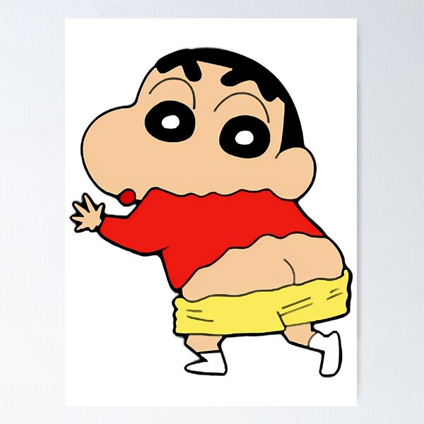 "Crayon Shin-Chan" Poster for Sale by MeganBearMode | Redbubble