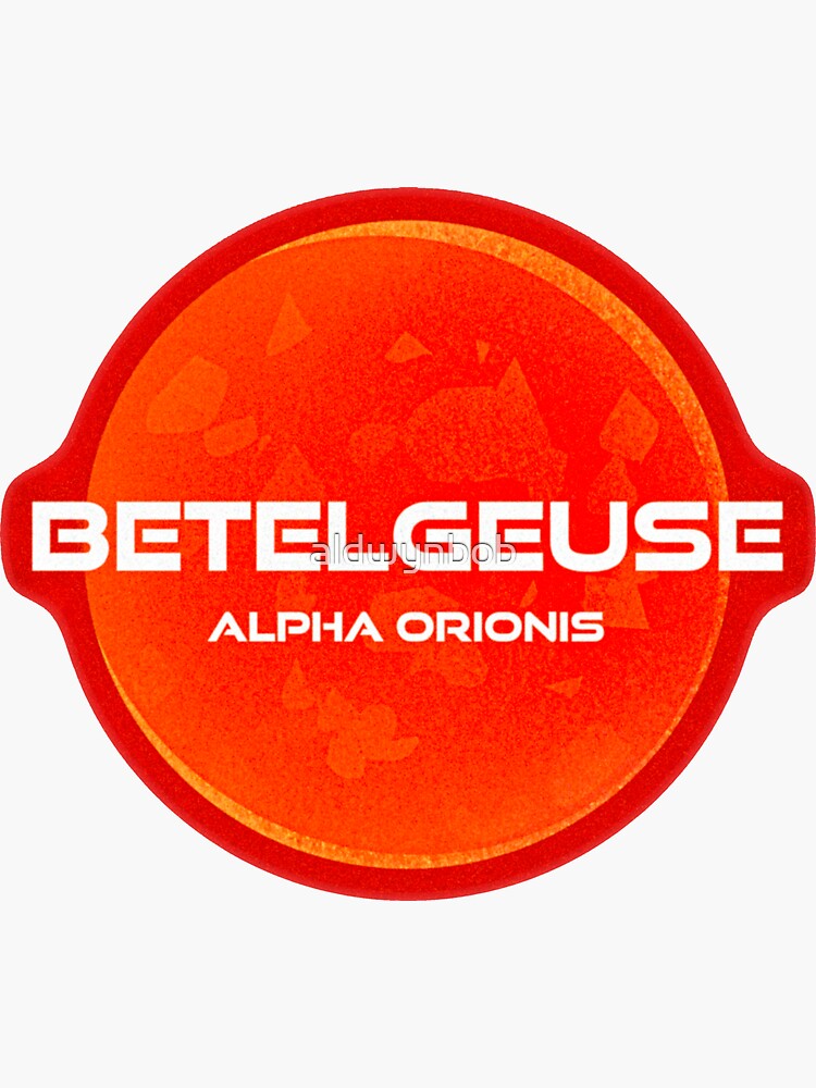 "Betelgeuse Star" Sticker for Sale by aldwynbob | Redbubble
