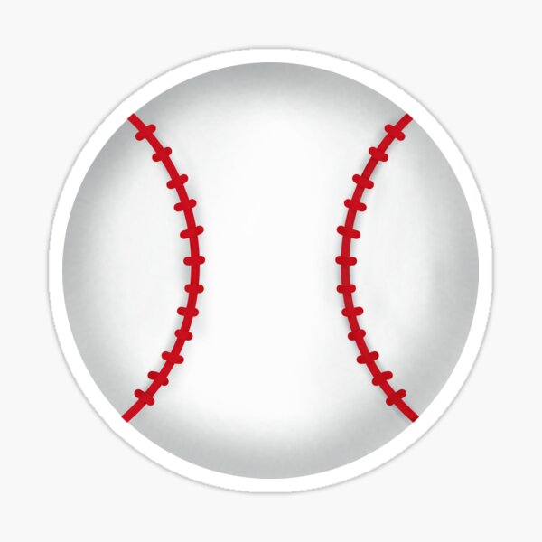 "baseball ball" Sticker for Sale by BennyPics | Redbubble