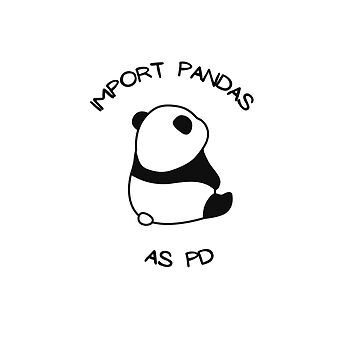 "Data Science Import Pandas cute sticker" Sticker for Sale by Nerdy ...