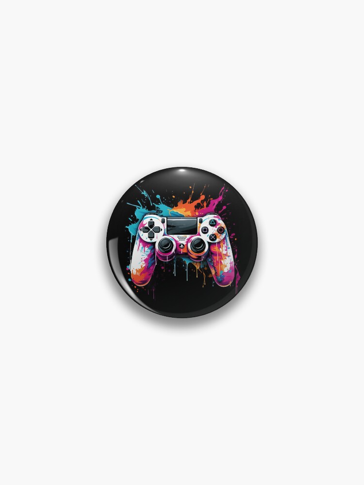 "Sony Playstation controller with an ink splash" Pin for Sale by ...