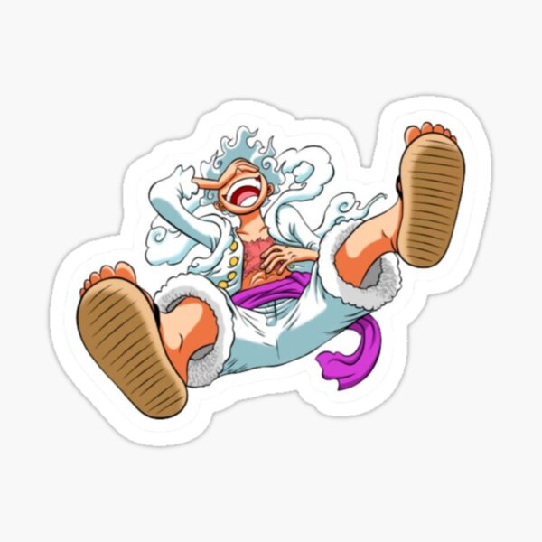 "Luffy Gear 5 " Sticker for Sale by Michaelhyden | Redbubble
