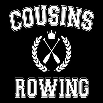 "Cousins Rowing" Sticker for Sale by deannorth | Redbubble