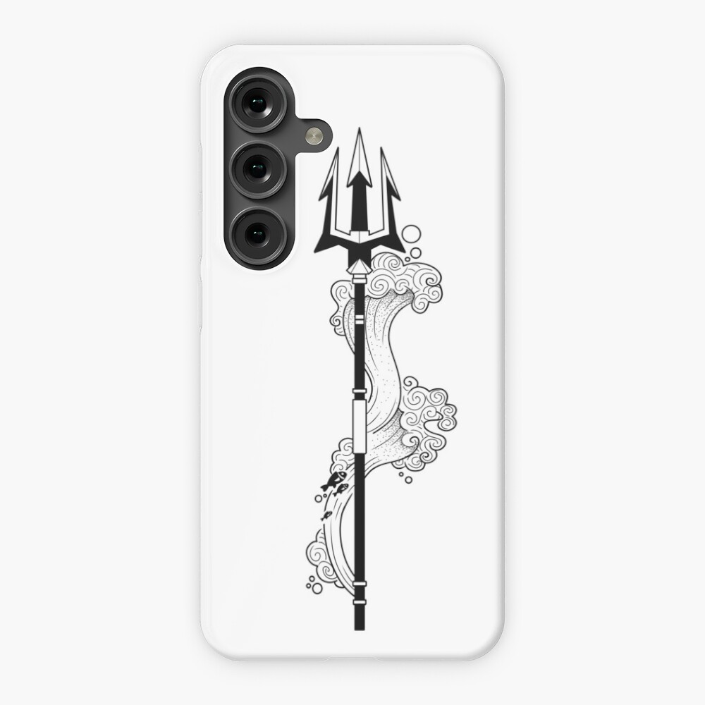 "Poseidon trident " Sticker for Sale by FineHades | Redbubble